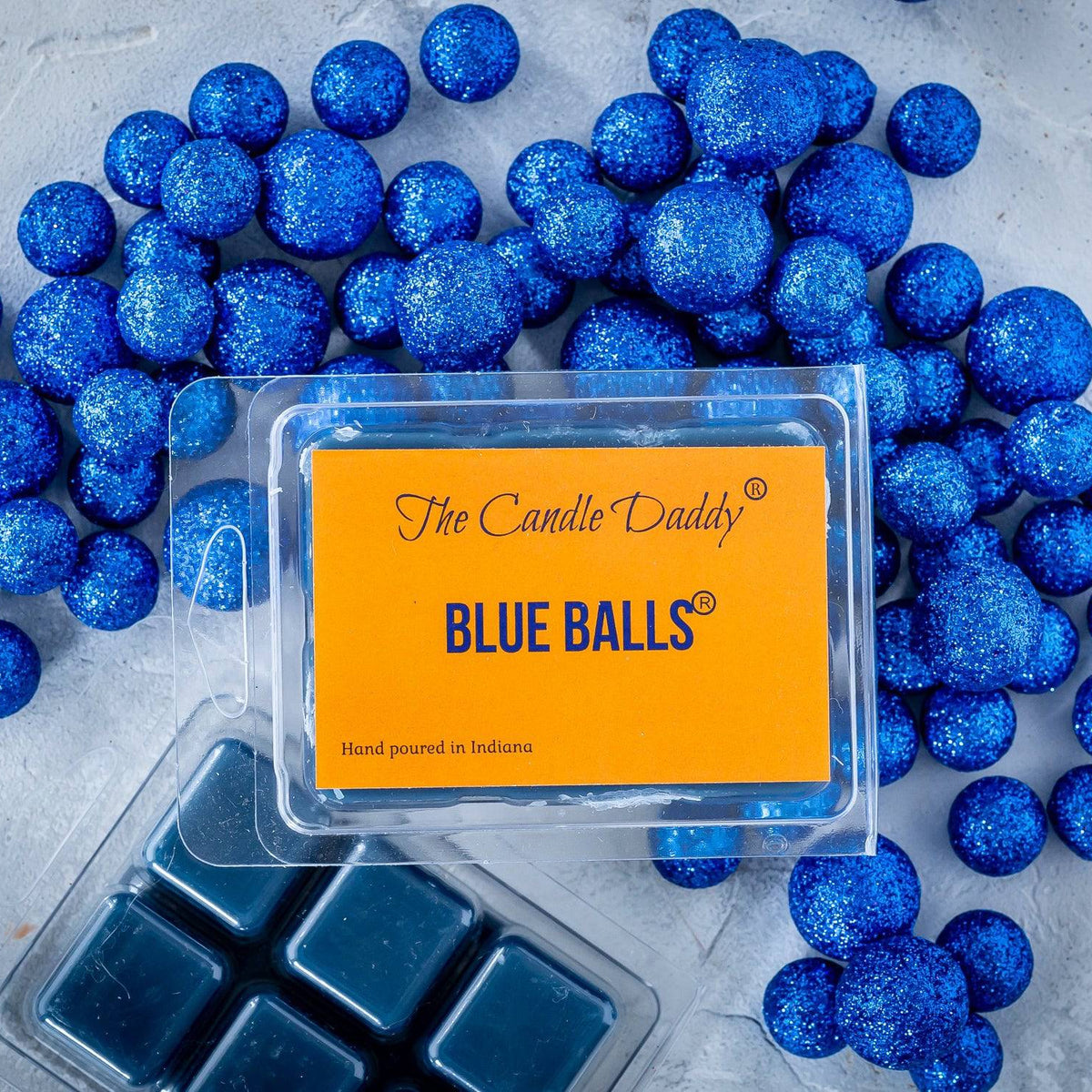 Blue Balls- Fresh Blueberry Scented Wax Melt - 1 Pack - 2 Ounces - 6 C ...