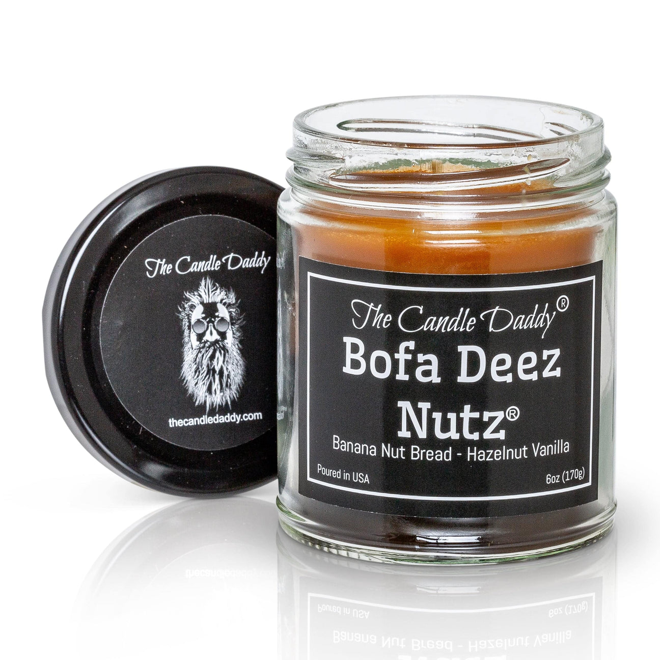 Bofa Deez Nutz - Funny Jar Candle- Banana Nut Bread & Hazelnut – The ...